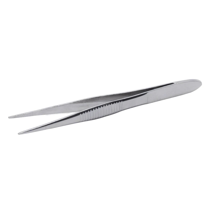 Splinter Forcep Tweezer 3.5 Inch Straight Pointed Tip Stainless Steel ...