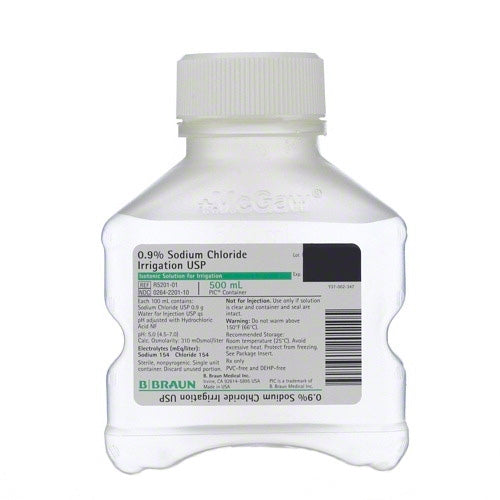 (Case) B. Braun USP Sterile Normal Saline, Irrigation Solution 16/Ca ...