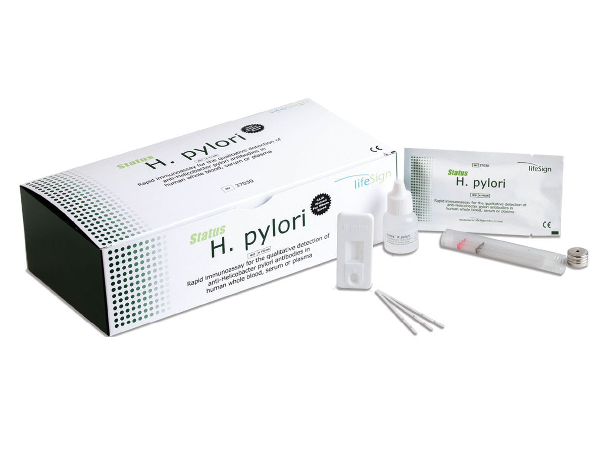 (Box) Status H. Pylori Rapid Test Kit CLIA Waived, 30/Bx – Big Ben ...